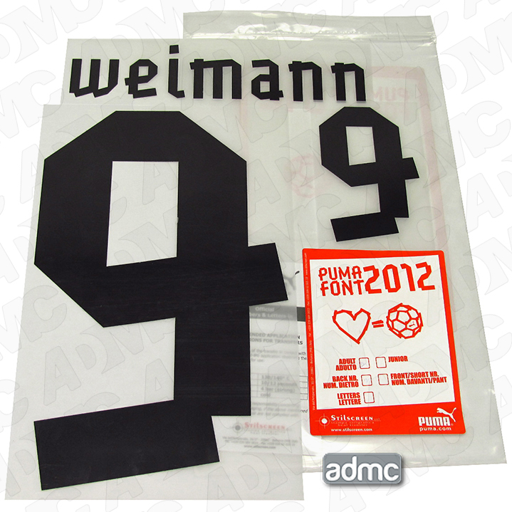 2012 Euro #9 - Weimann Away Kits - ADMC LLC